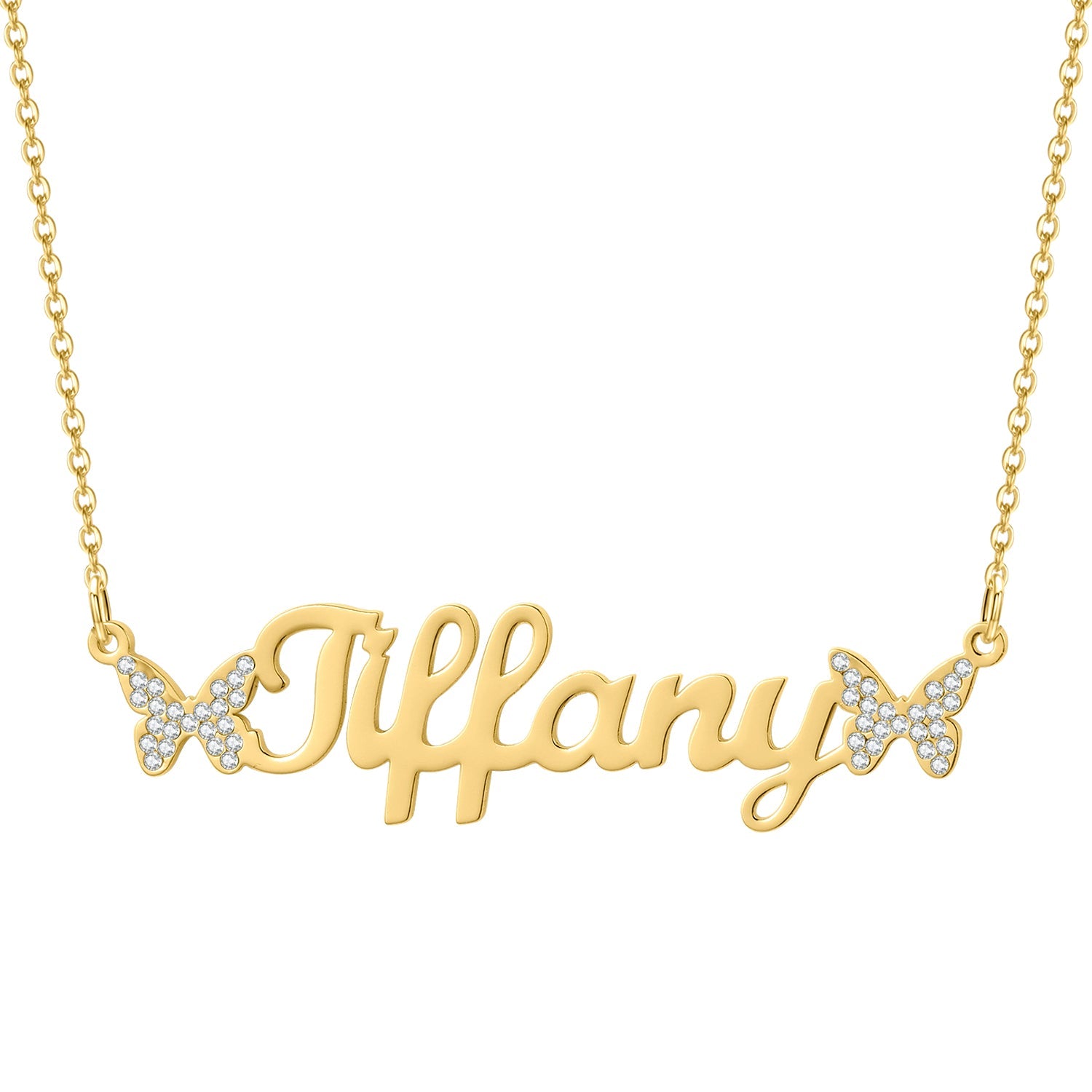 Kids Tiffany Butterfly Necklace – Mrs215creations